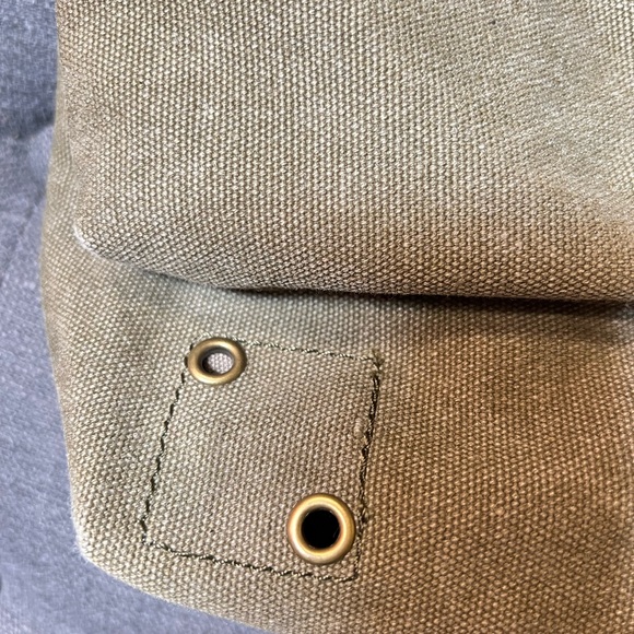 Fossil | Bags | Ahmik Green Canvas Messenger Bag | Poshmark